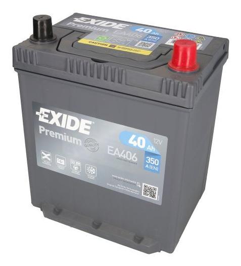 Exide EA406 akumuliatorius 350A 12V 187x127x220 | Autoaibė