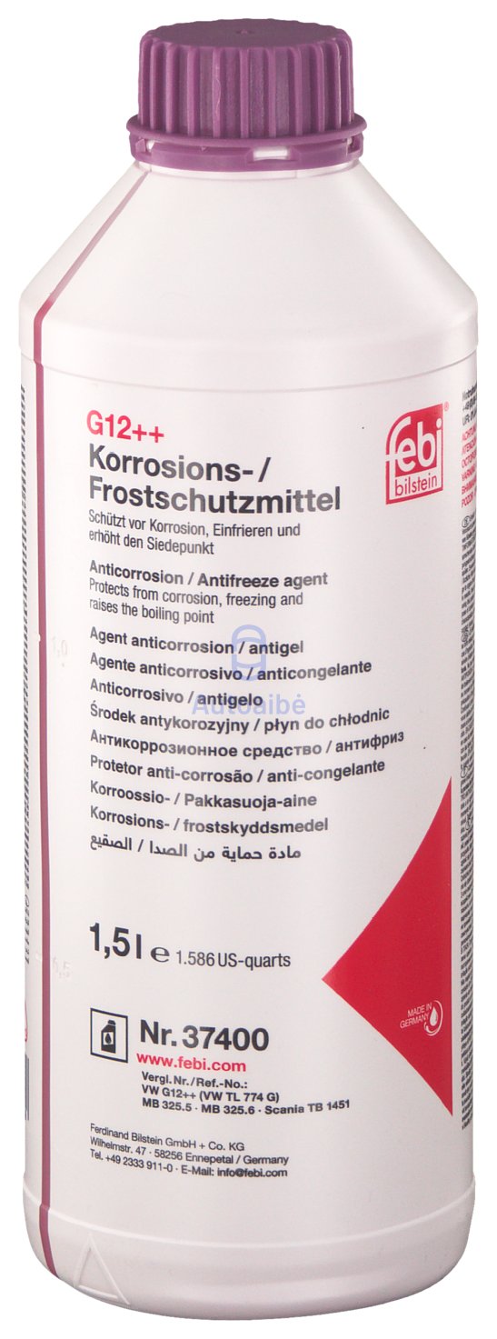 Febi 37400 coolant G12++ purple conc. 1,5L | Autoaibė