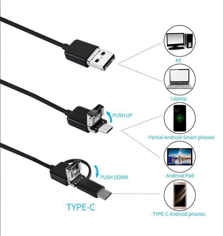 Rebel RB1140 endoskopas su USB jungtimi ir LED pašvietimu | Autoaibė