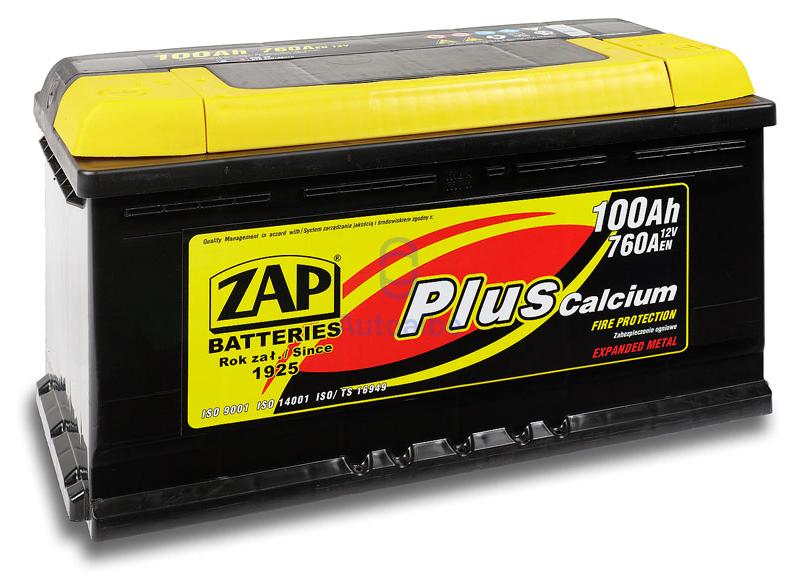 ZAP 60038 akumuliatorius 100AH 760A Plus 352x175x190 (-+) | Autoaibė